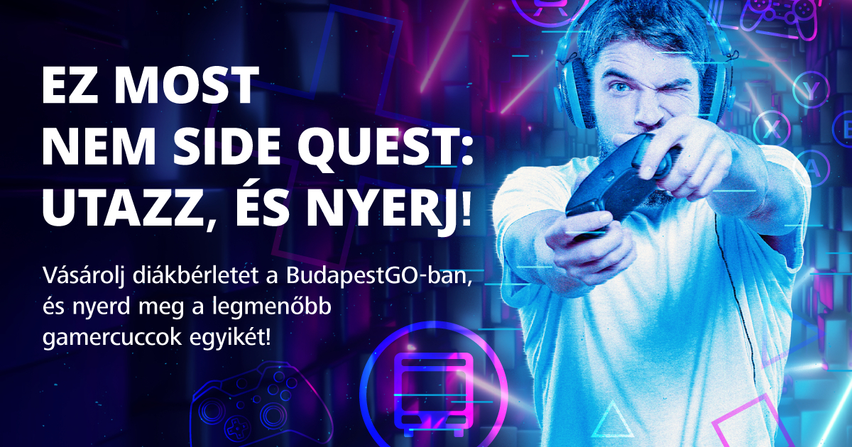 Kreatív Online - Gamerekre céloz a BKK a tanévkezdés előtt